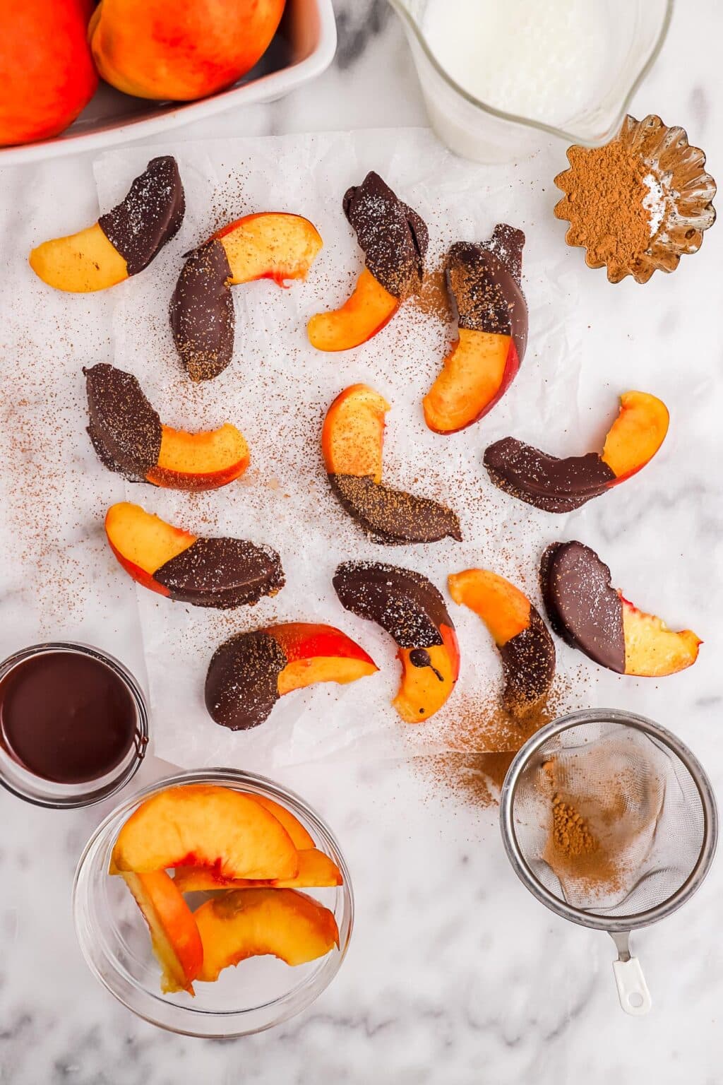 Chocolate Covered Peaches: How to Make
