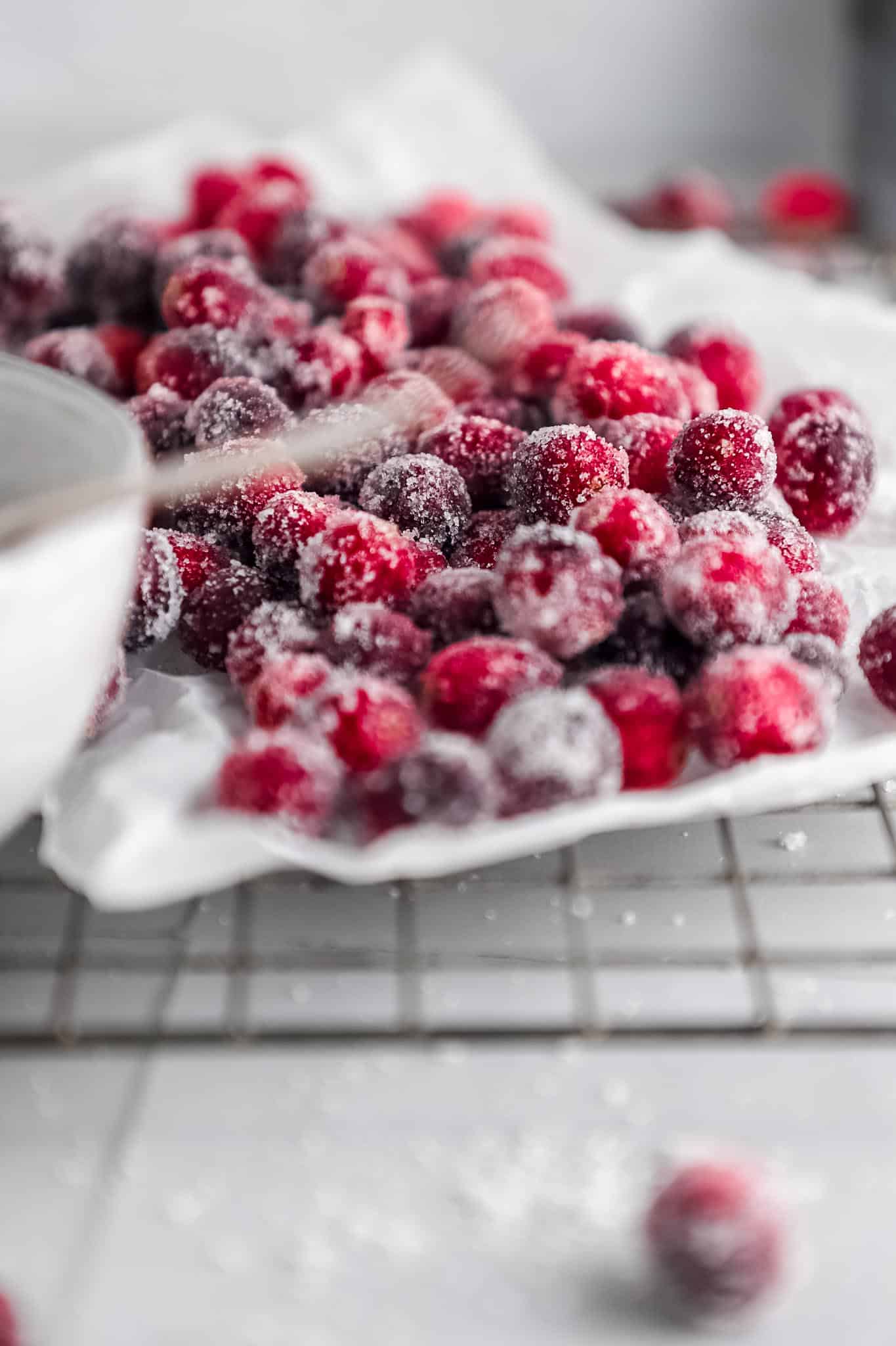 Easy Sugared Cranberries Recipe