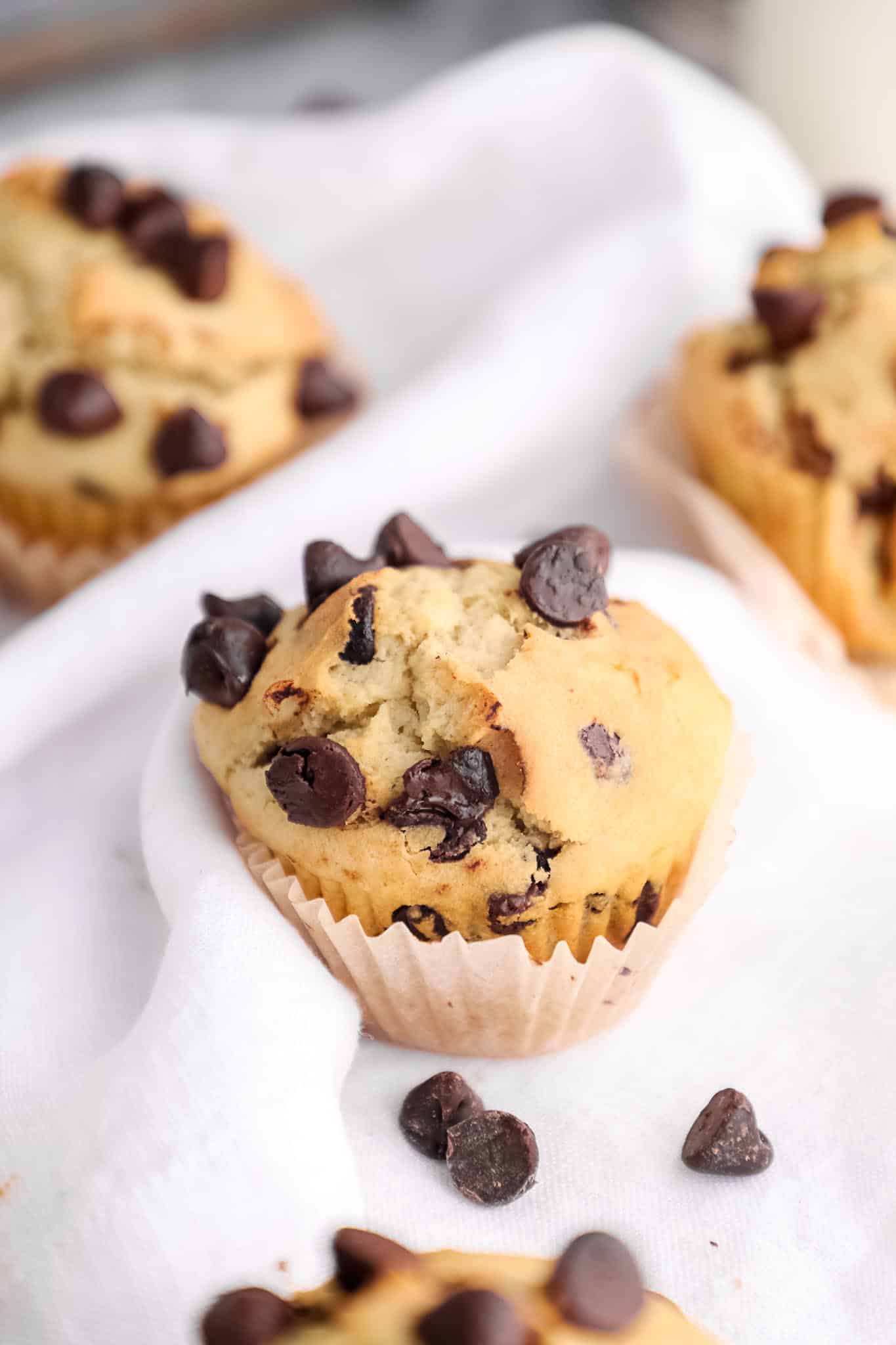 The Best Gluten Free Chocolate Chip Muffins (Bakery-Style)