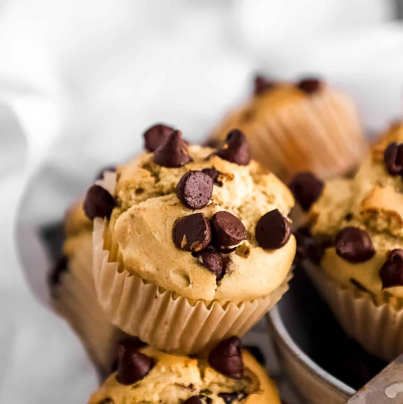 The Best Gluten Free Chocolate Chip Muffins (Bakery-Style)