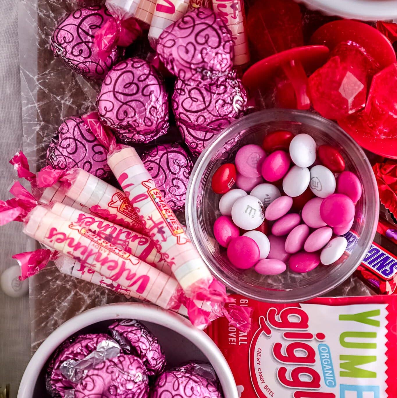 Ultimate Valentine's Gluten Free Candy Board