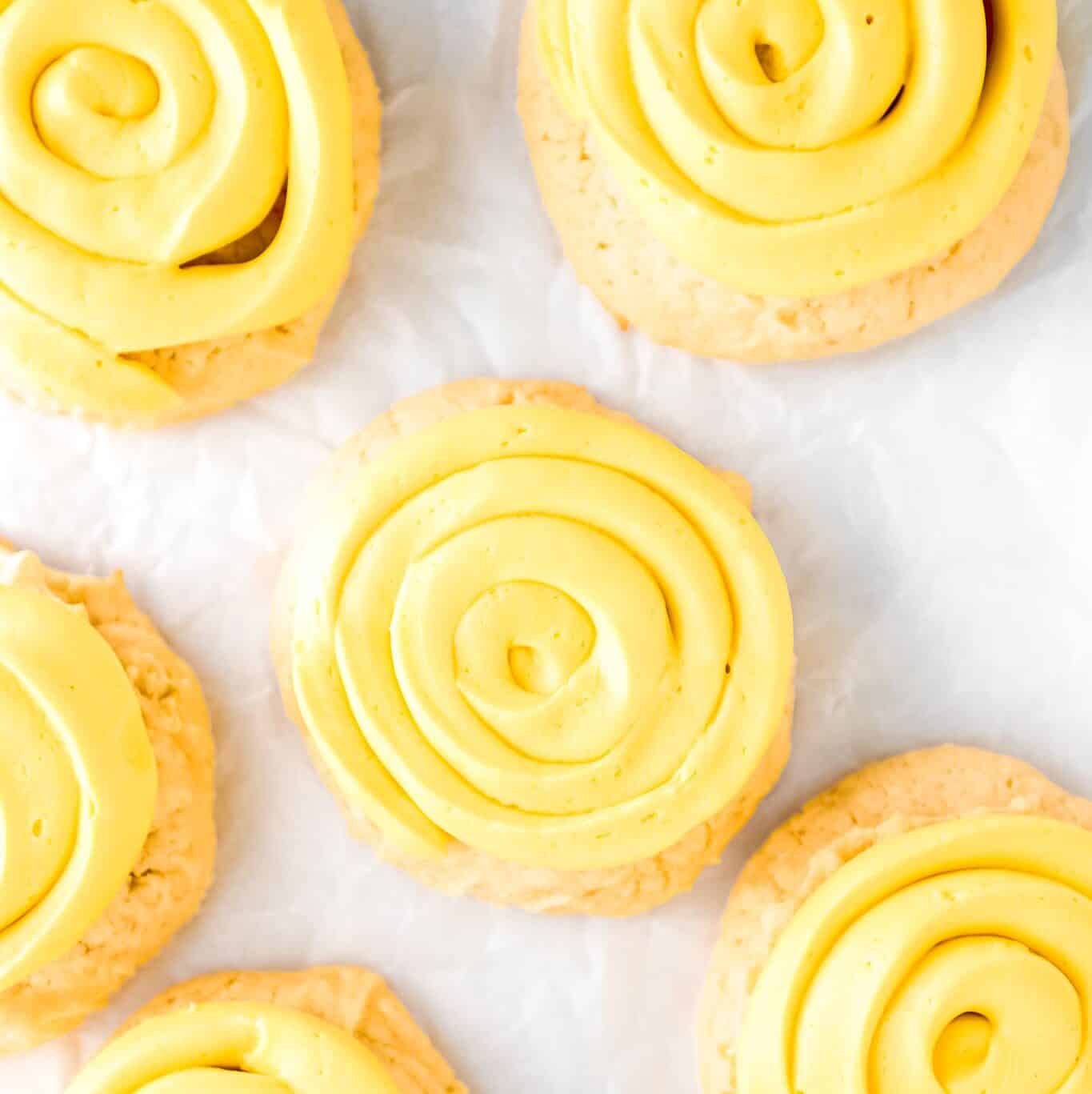 Copycat Lemon Crumbl Cookies (Gluten Free)