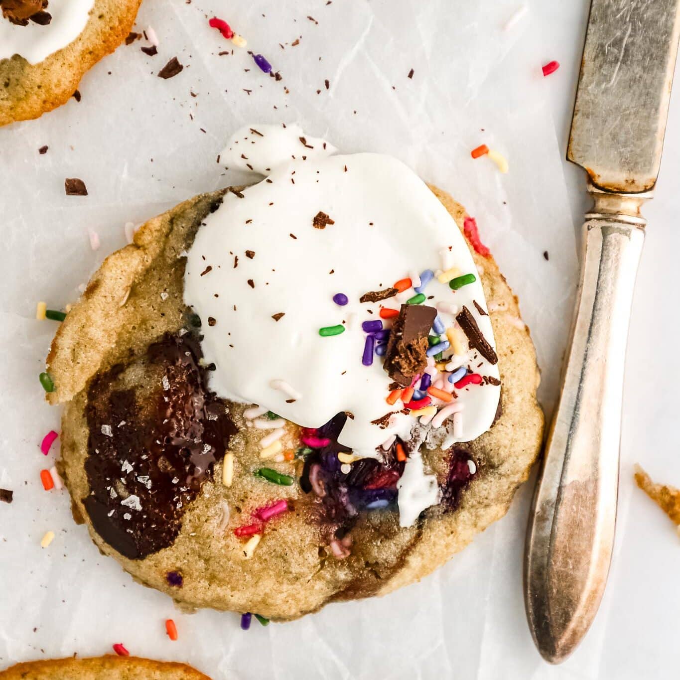 Gluten Free Banana Split Cookies