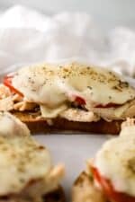 Easy Open-Faced Chicken Sandwich Recipe - The Glutenless Maximus