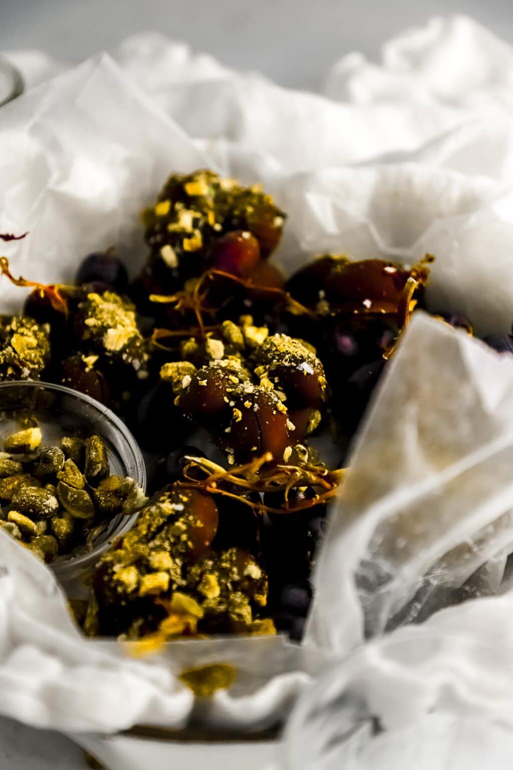 Easy Chocolate Covered Grapes