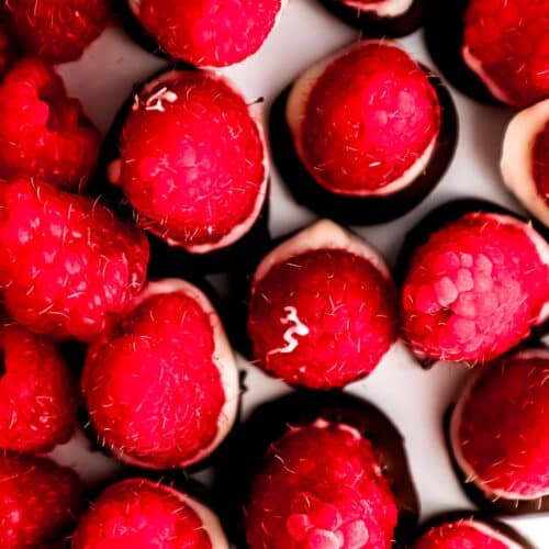 Homemade Tru Fru Raspberries Recipe (White & Dark)