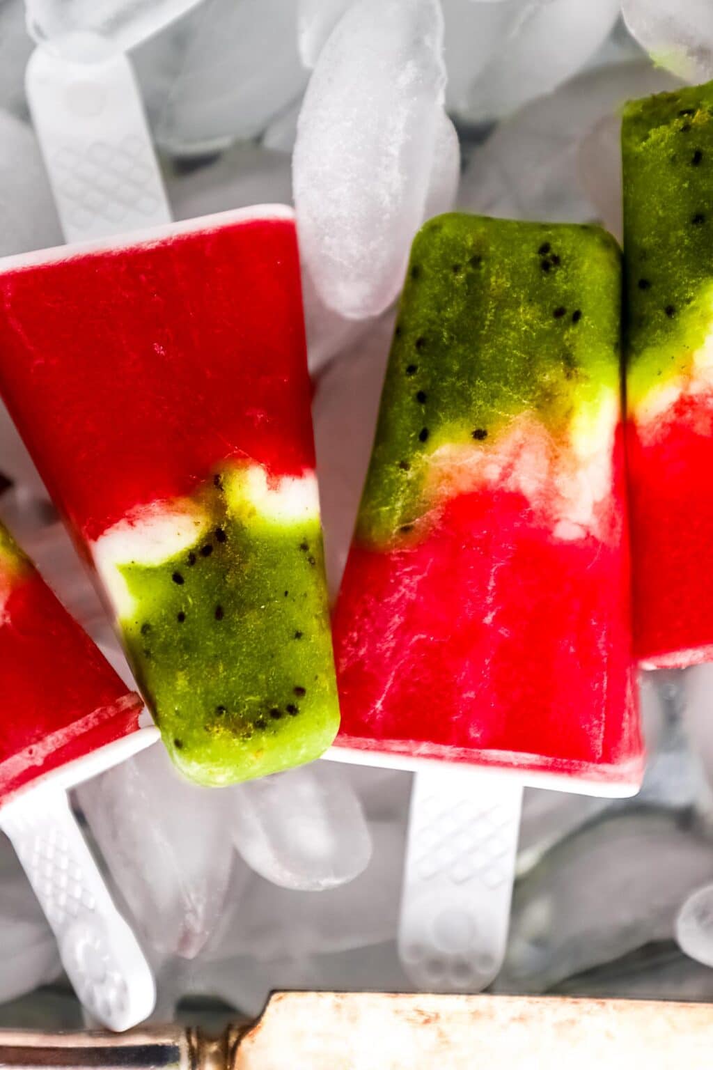 Layered Watermelon Popsicles | Real Watermelon Look