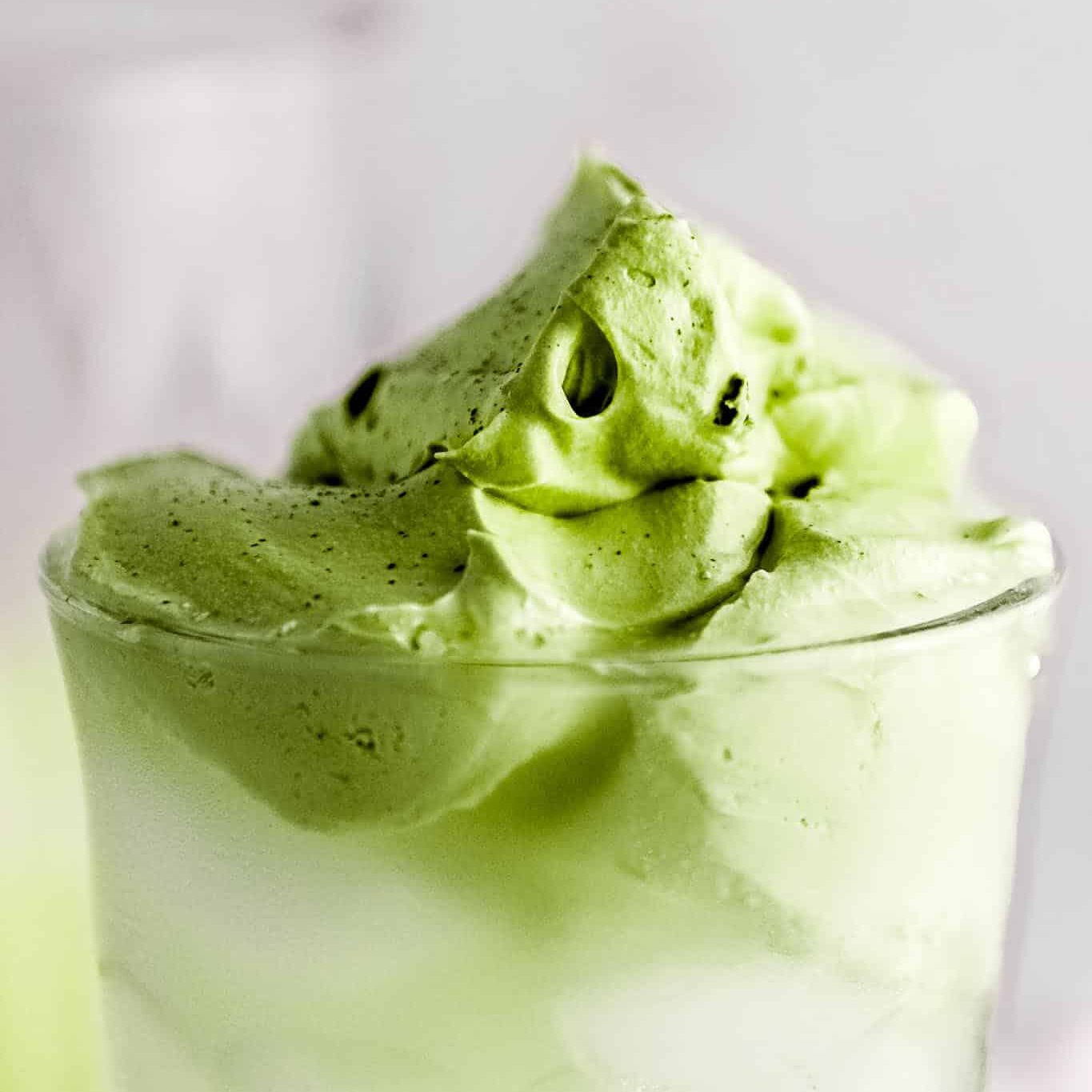 Matcha Lemonade with Whipped Cream Recipe