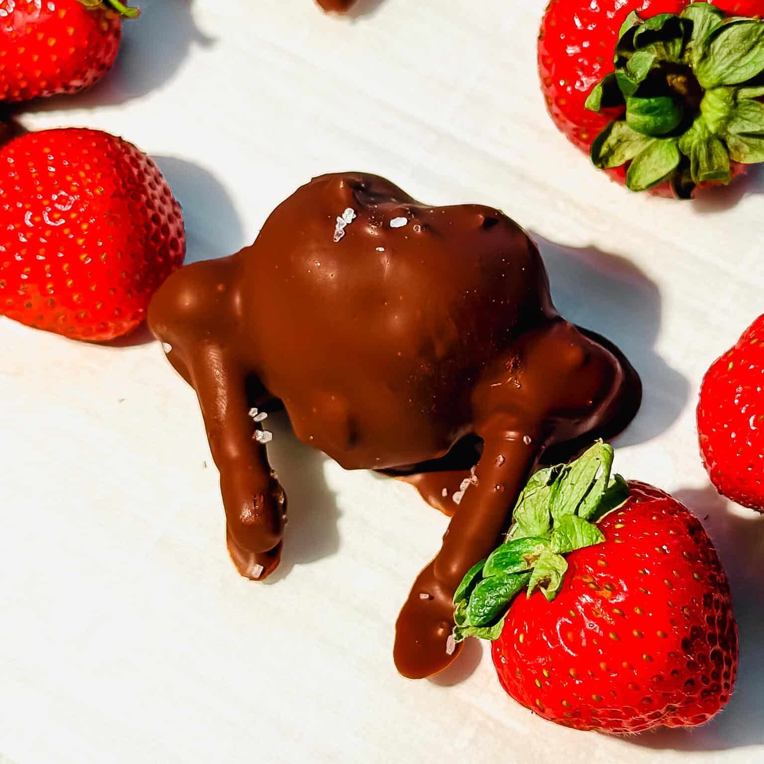 Gluten-Free Chocolate Covered Turkey Strawberries